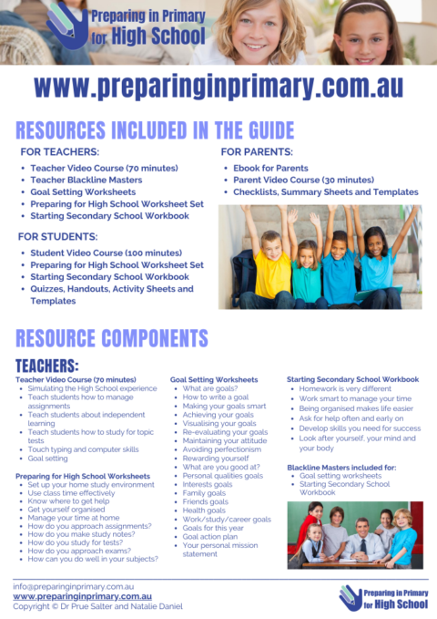 Flyers - Preparing In Primary